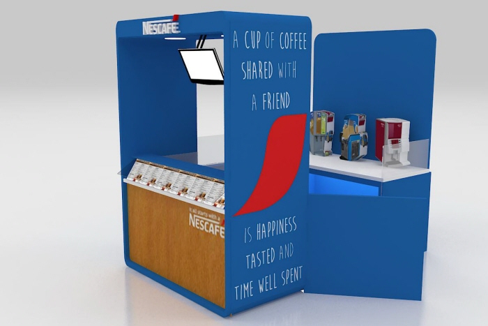Nestle nescaffe Touchpoint Kiosk by Abegail Damian at Coroflot.com