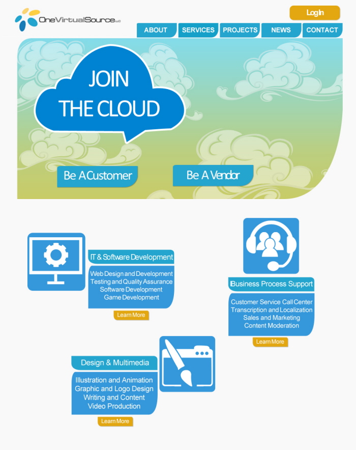 Web Design One Virtual Source Study by Abegail Damian at Coroflot.com