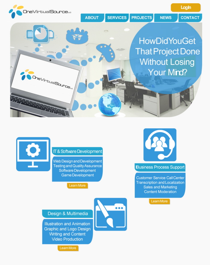 Web Design One Virtual Source Study by Abegail Damian at Coroflot.com