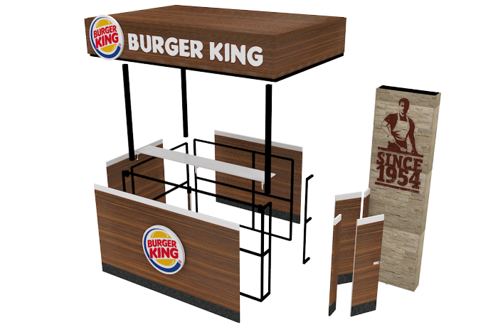 Burger King Booth by Abegail Damian at Coroflot.com