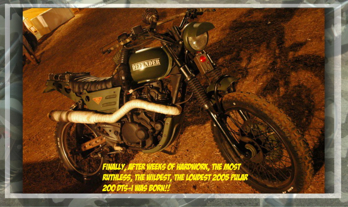 Pulsar 200 Defender by Anirbaan Nandi at Coroflot.com