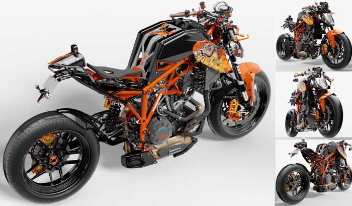 KTM 1290 "Warheit" by Anirbaan Nandi at Coroflot.com