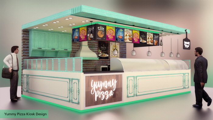 food kiosk design by Adnan Shirazi at Coroflot.com