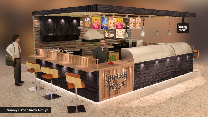 food kiosk design by Adnan Shirazi at Coroflot.com