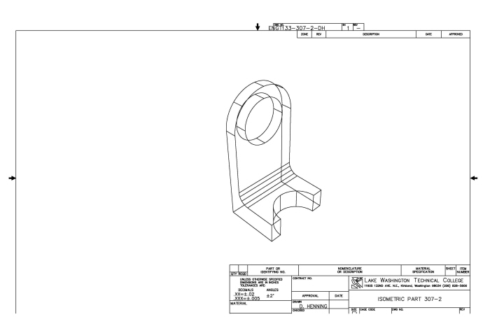 Examples of Mechanical Drawings by Dale Henning at Coroflot.com