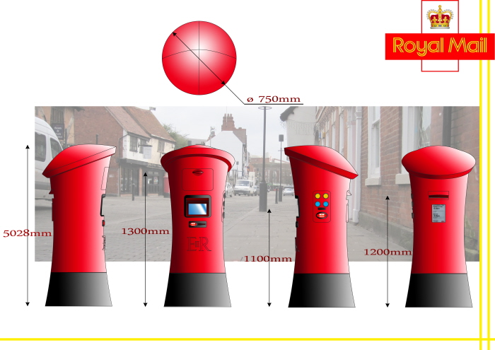 Modern Post Box by Sheena Patel at Coroflot.com