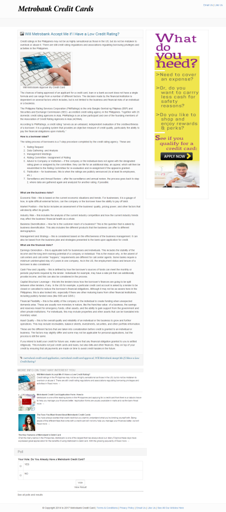 An upload by Ismail Molvi on Coroflot: to the project Metrobank Credit Card