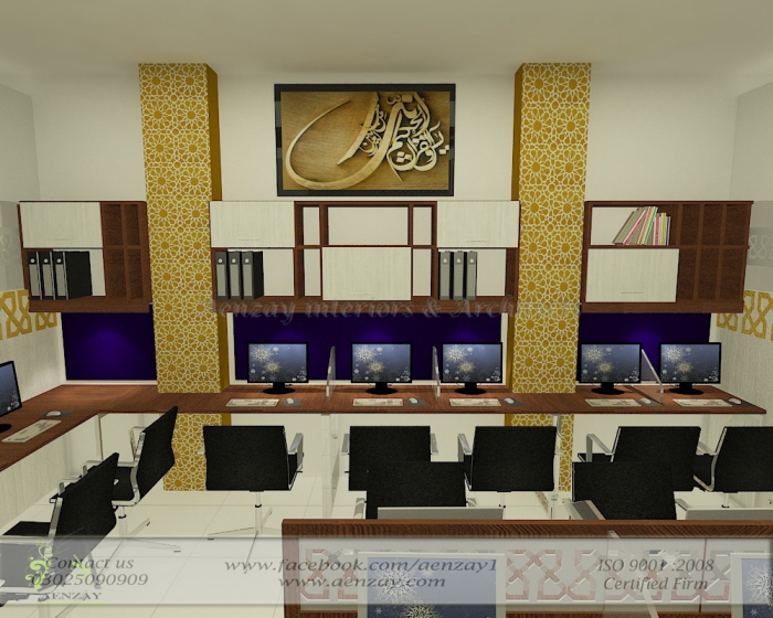 Production staff area Design by Aenzay Interiors at Coroflot.com