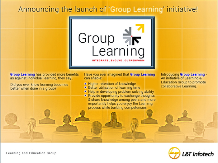 Promote 'Group Learning' by Nikhil Dharap at Coroflot.com