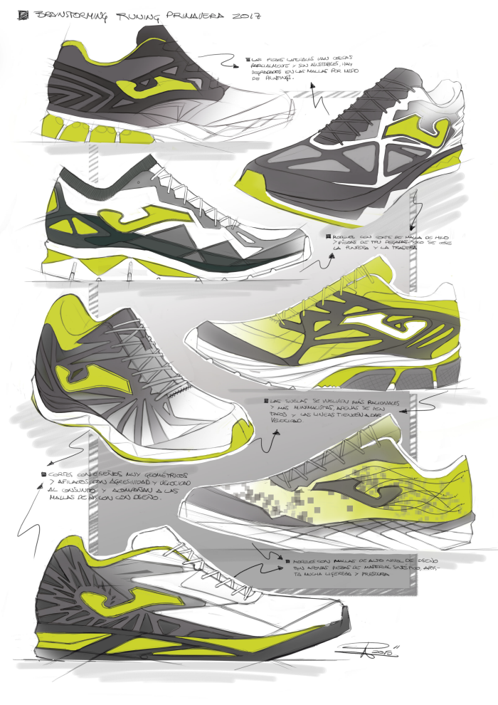 Running concept designs by Pedro Manzanero Villanueva at Coroflot.com
