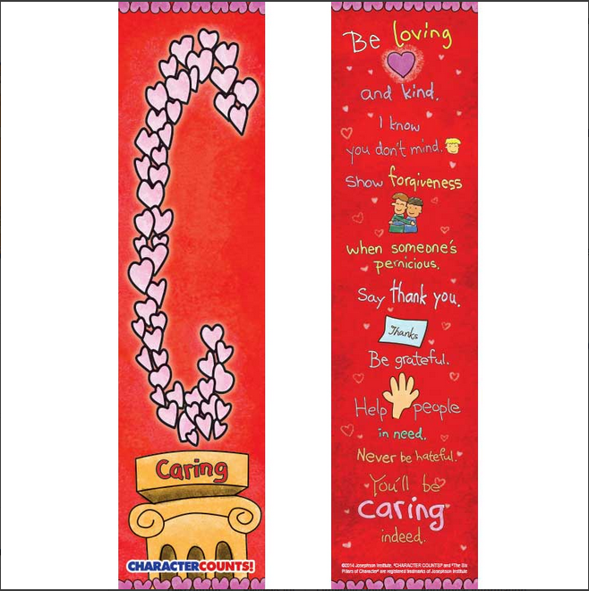 Character Counts Illustrated Bookmarks by WingYee Lee at Coroflot.com