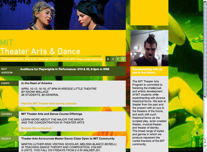 MIT Theater Arts by Tim Stevenson at Coroflot.com