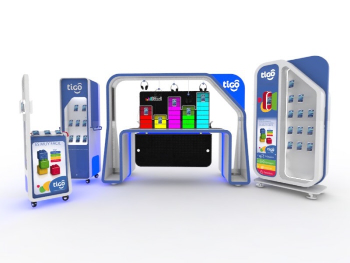 TIGO Colombia - RETAIL POP by Daniel Esteban Zabaleta at Coroflot.com