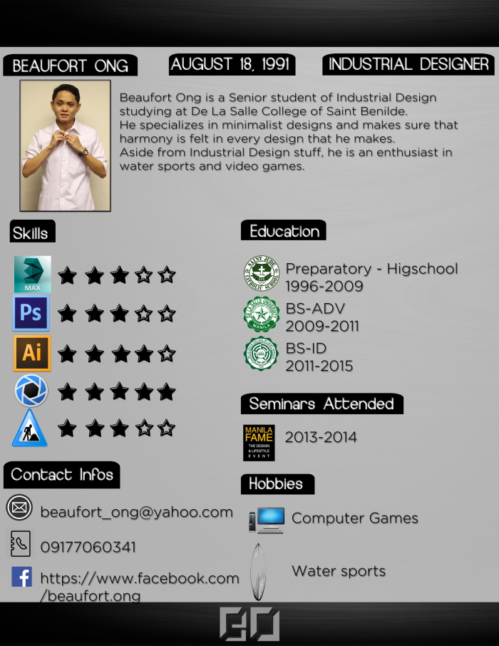 An upload by Beaufort Ong on Coroflot: to the project ONG DESIGNS