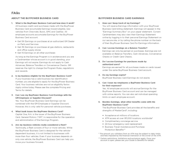 BuyPower Business Card Brochure by Stephanie Fujiwara at Coroflot.com