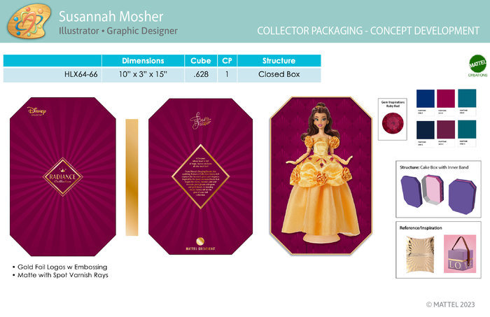 Mattel Creations + Disney Collector: Radiance Collection by Susannah ...