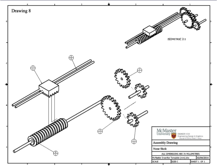 3D Modelling: Gear Train Design Project by Sheri Soliman at Coroflot.com