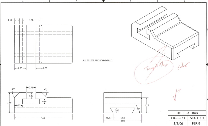 High School Technical Drawing Course by Loc D. Tran at Coroflot.com