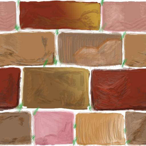HandPaint Brick by Sherry Lin at Coroflot.com