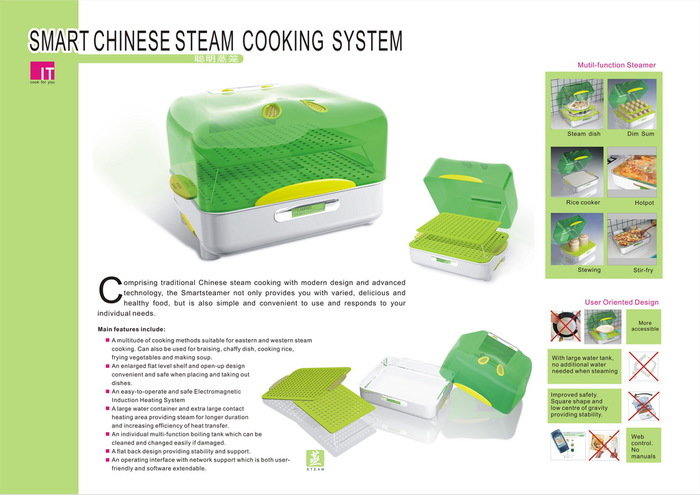 Smart Steamer Design -- Research Project in 2004 by Yong Zhang at ...