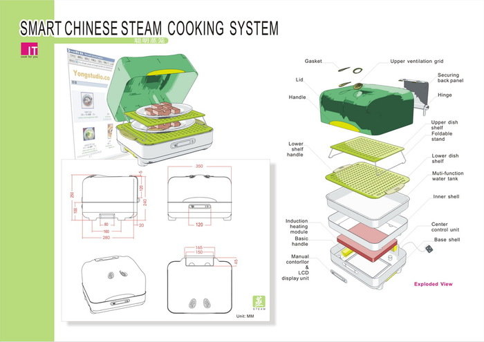 Smart Steamer Design -- Research Project in 2004 by Yong Zhang at ...