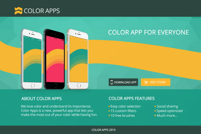 An upload by Olga Ya on Coroflot: to the project Color app