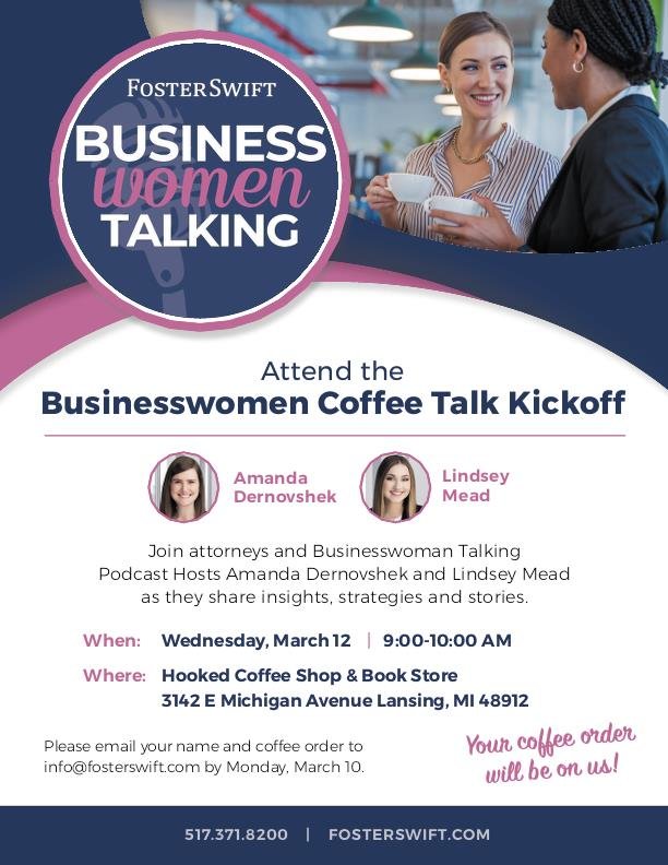 Law Firm Podcast Flyer by Jillian Mockridge at Coroflot.com