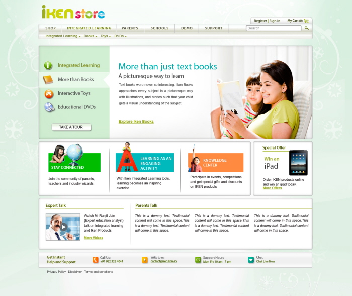 Iken Store - Edutainment branding by Name Changed at Coroflot.com