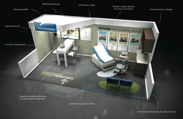 Midmark - Custom 10'x20' Inline by Chris Rank at Coroflot.com