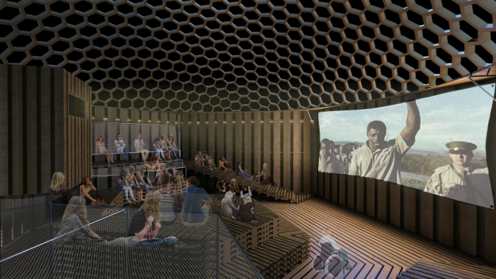 Temporary Cinema in Dakar - Architecture by Nicole Wee at Coroflot.com