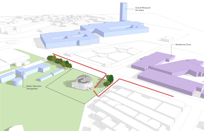 Temporary Cinema in Dakar - Architecture by Nicole Wee at Coroflot.com