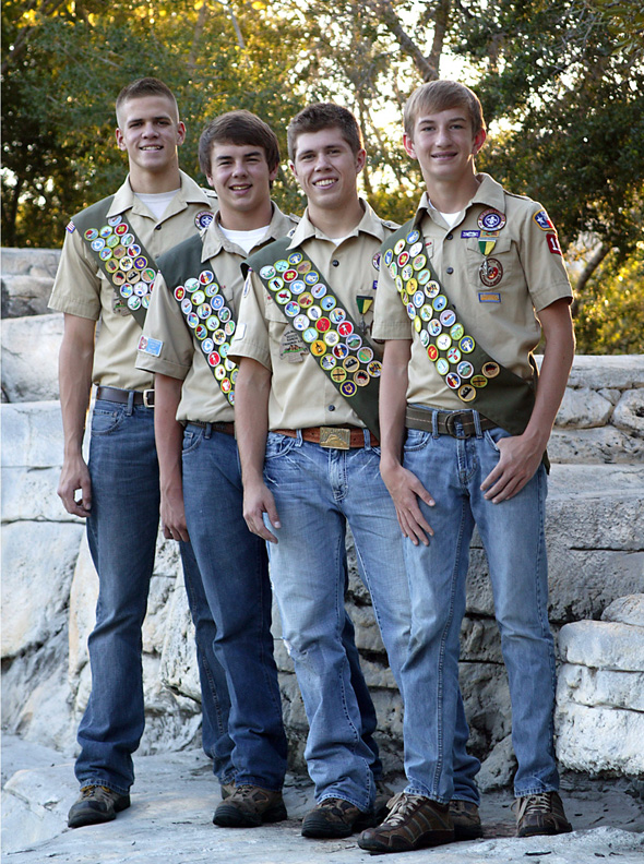Eagle Scout Portraits for Troop 1157 by Kym Merrill at Coroflot.com