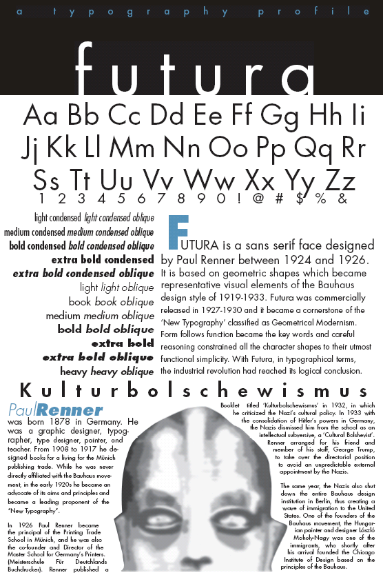 Typography Profile by Brian Krohne at Coroflot.com