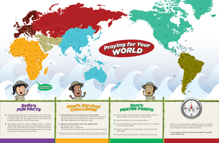 Kids World Prayer Map by Andrew Winger at Coroflot.com