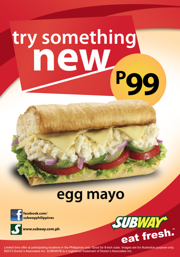 Subway Philippines by Augusto Valdes at Coroflot.com