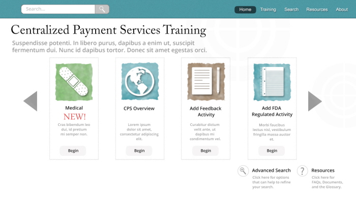 CPS Desktop Layout by Kylie Lentz at Coroflot.com