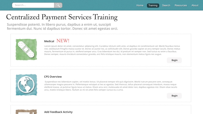 CPS Desktop Layout by Kylie Lentz at Coroflot.com