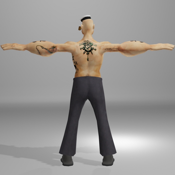 Popeye Character Model by William Collinge at Coroflot.com