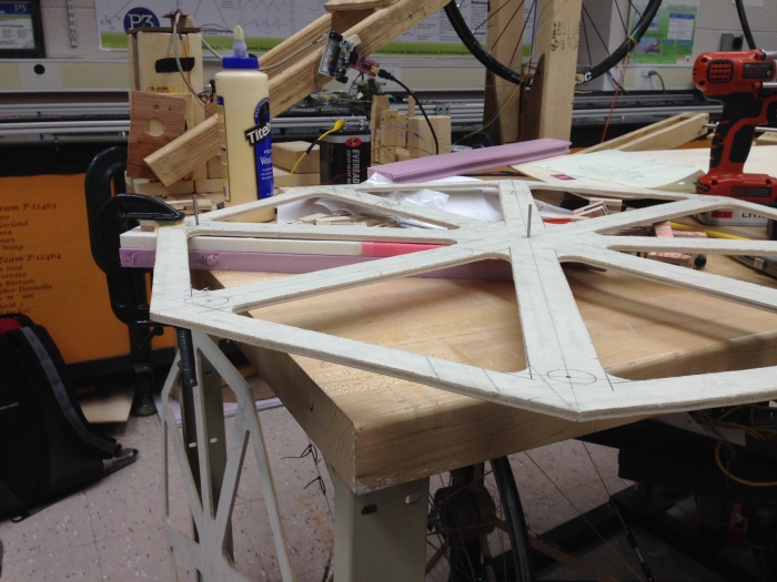 3D prints for simplifying construction of the Rimless Wheel Walking ...