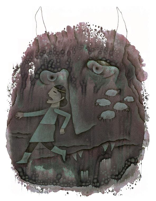 Rostam & Akvan div by Sahar Haghgoo at Coroflot.com