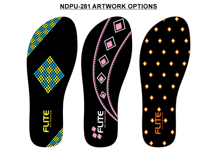 Flite PU slippers - insole artwork design concepts by Snigdha Agrawal ...