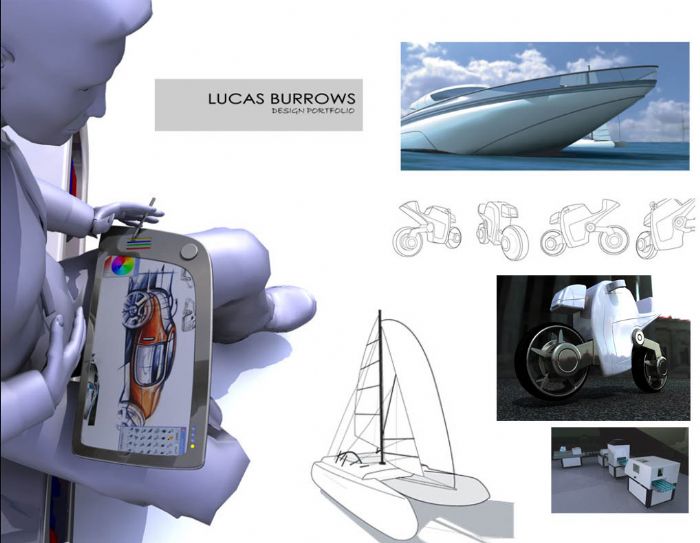 An upload by Lucas Burrows on Coroflot: to the project Portfolio