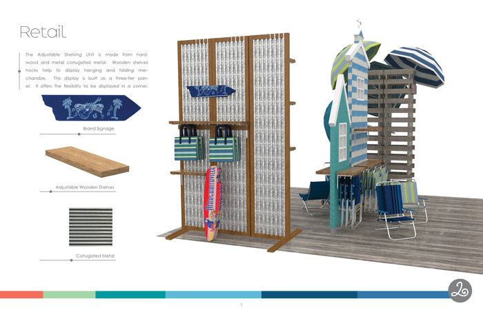 Surf Expo booth design for Rio Brands by Lynn Borneman at Coroflot.com