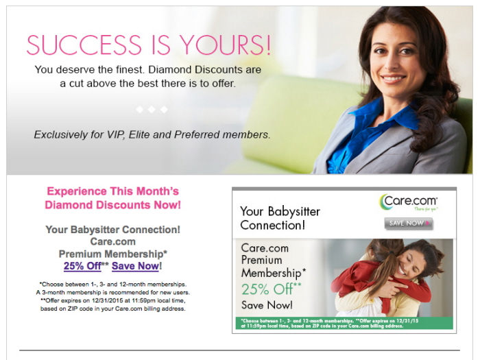 Diamond Discounts Partnership Program by Leslie Bock at Coroflot.com