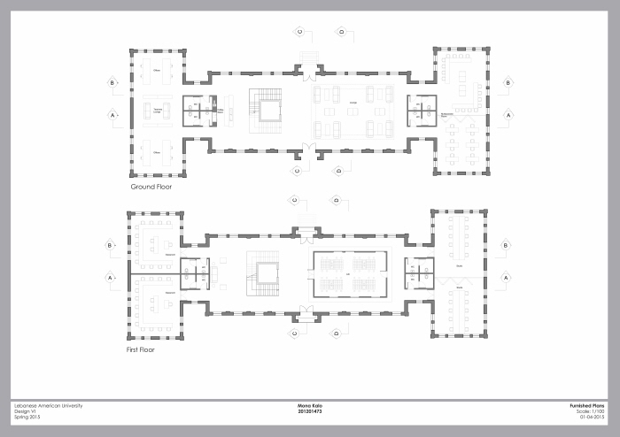 Sage Hall at LAU Renovation Project 2015 by Mona Kalo at Coroflot.com