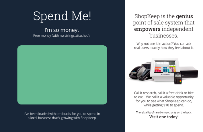 Direct Mail Gift Card by Keith Bohan at Coroflot.com