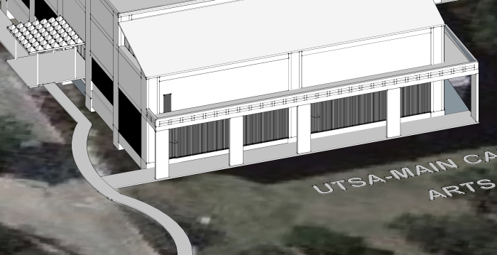 UTSA Arts Building Egress/Expansion Project - graphics by other by ...