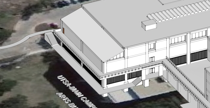UTSA Arts Building Egress/Expansion Project - graphics by other by ...