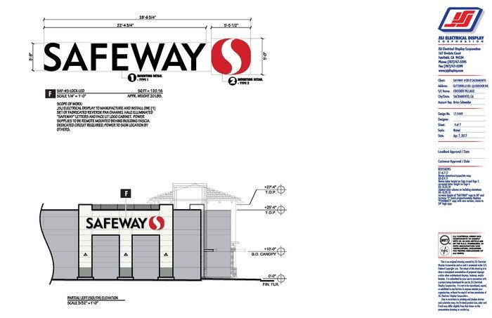 Safeway Store and Shopping Center Signage by Larry Koyle at Coroflot.com