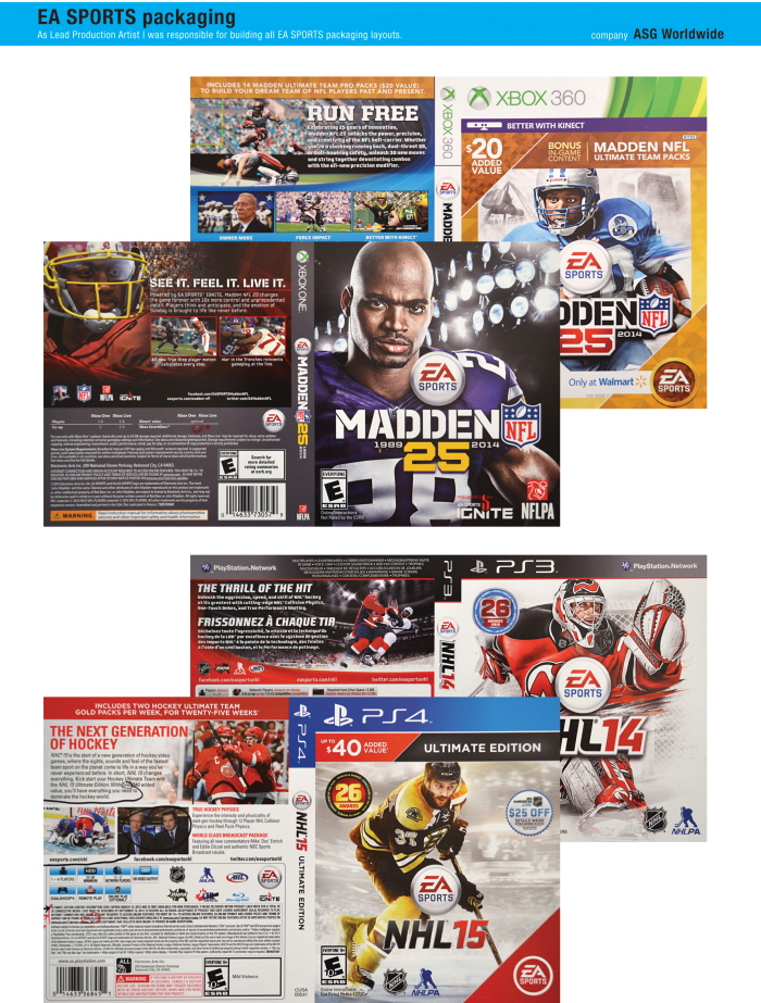 EA - Sports Packaging Design by Piers Ouano-Dodd at Coroflot.com